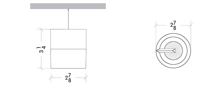 Eclipse Single by Bold Lighting | Pendant