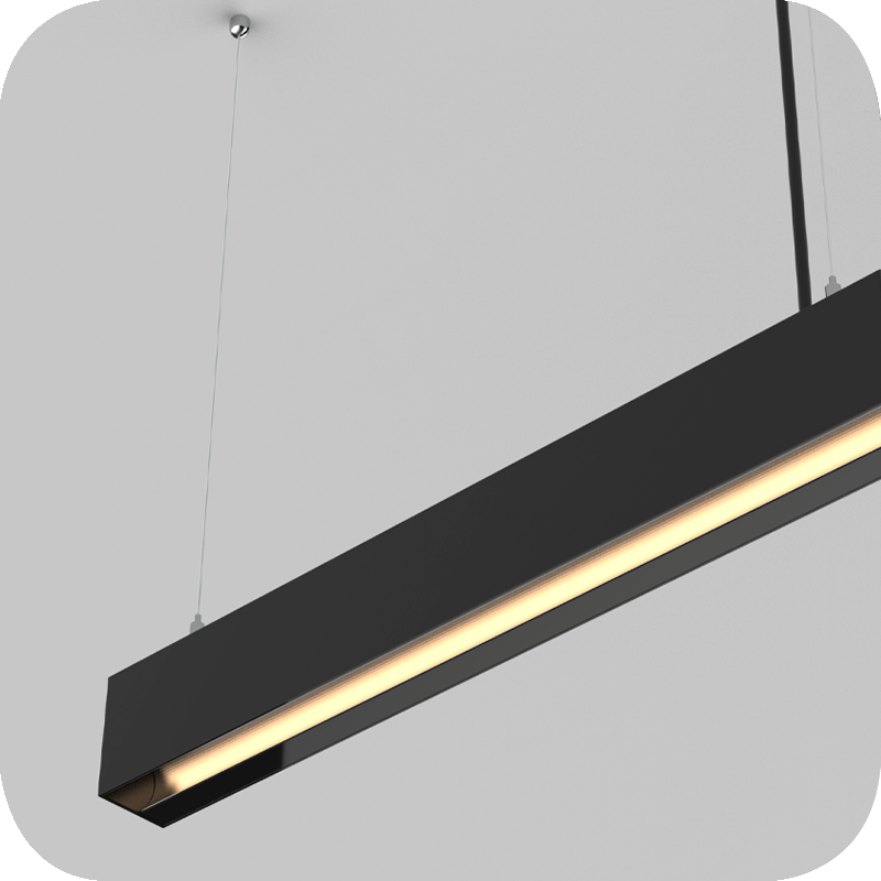 Billet Indoor Stealth Reflector by Bold | Wallwasher Pendant