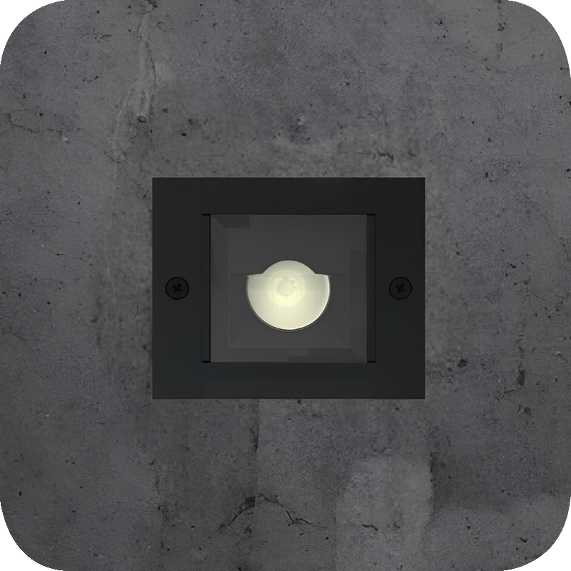 Billet Single Cell Steplight Pathway by Bold | Pathway Recessed with Trim