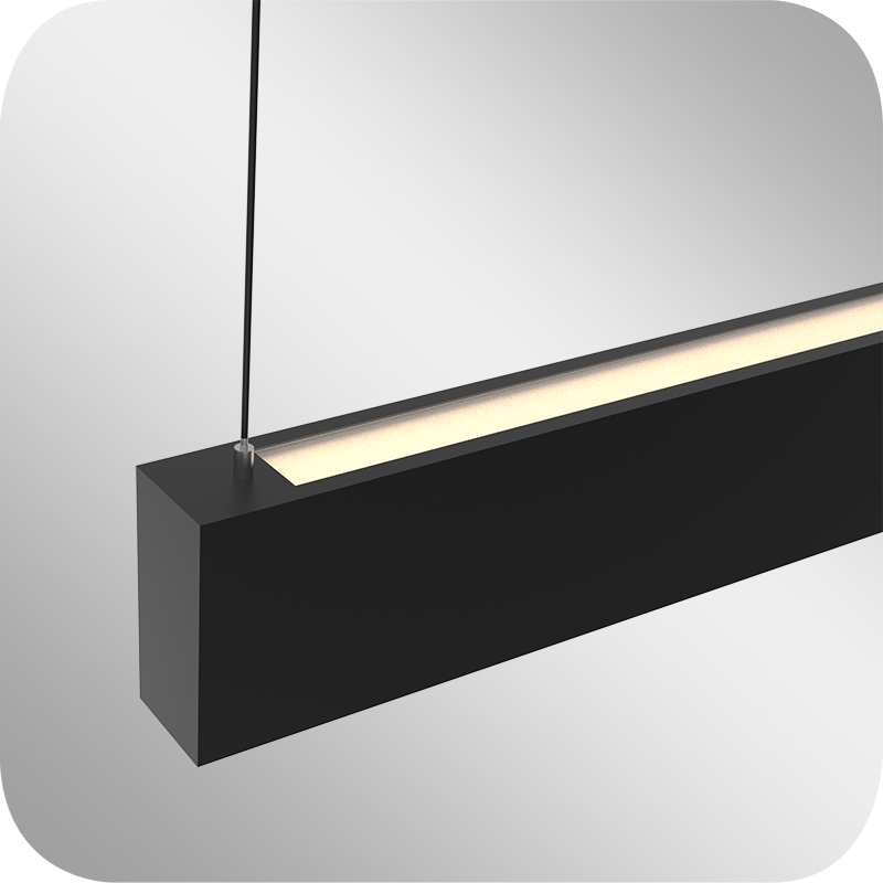 Specter Track Linear Mini By Bold Lighting | Pendant With Uplight